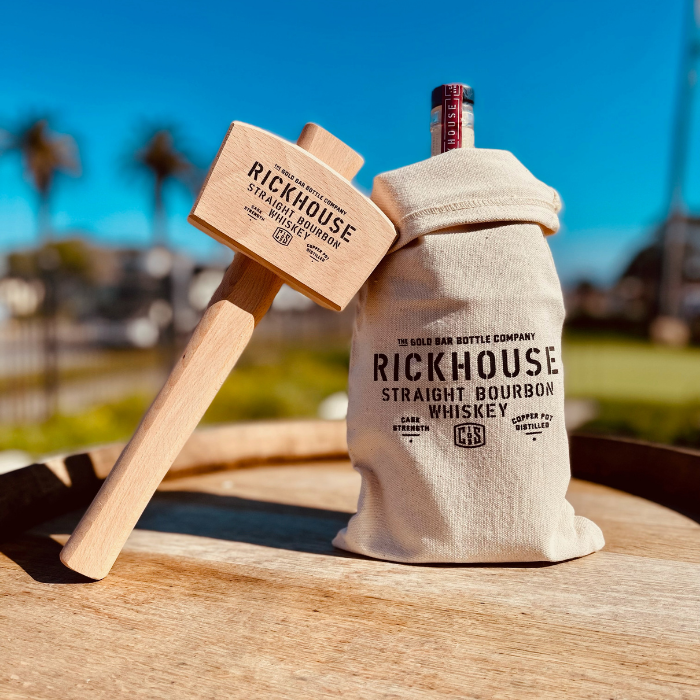 Rickhouse Ice Mallet + Lewis Ice bag | Goldbarwhiskey.com
